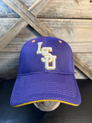 LSU TIGERS Top of the World Memory Fit Embroidered Stretch Fit Hat ...