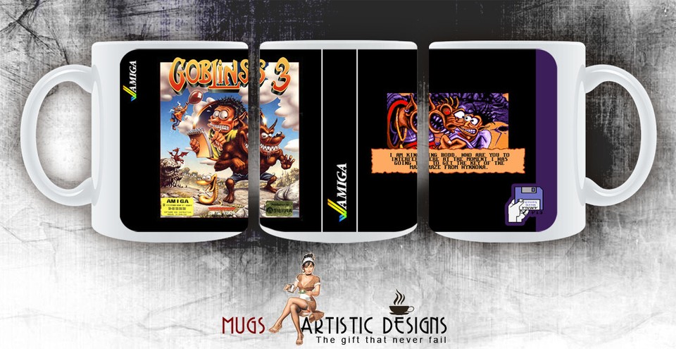 GOBLIIINS 3 - mug - [ classic amiga commodore atari retro vintage game ...