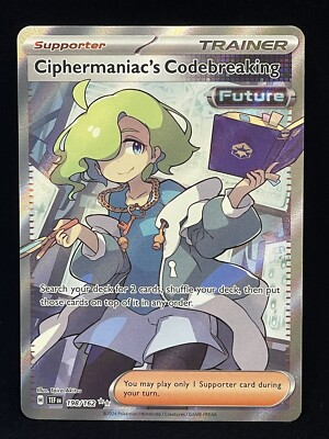 Ciphermaniac's Codebreaking Full Art 198/162 Temporal Forces Pokemon ...
