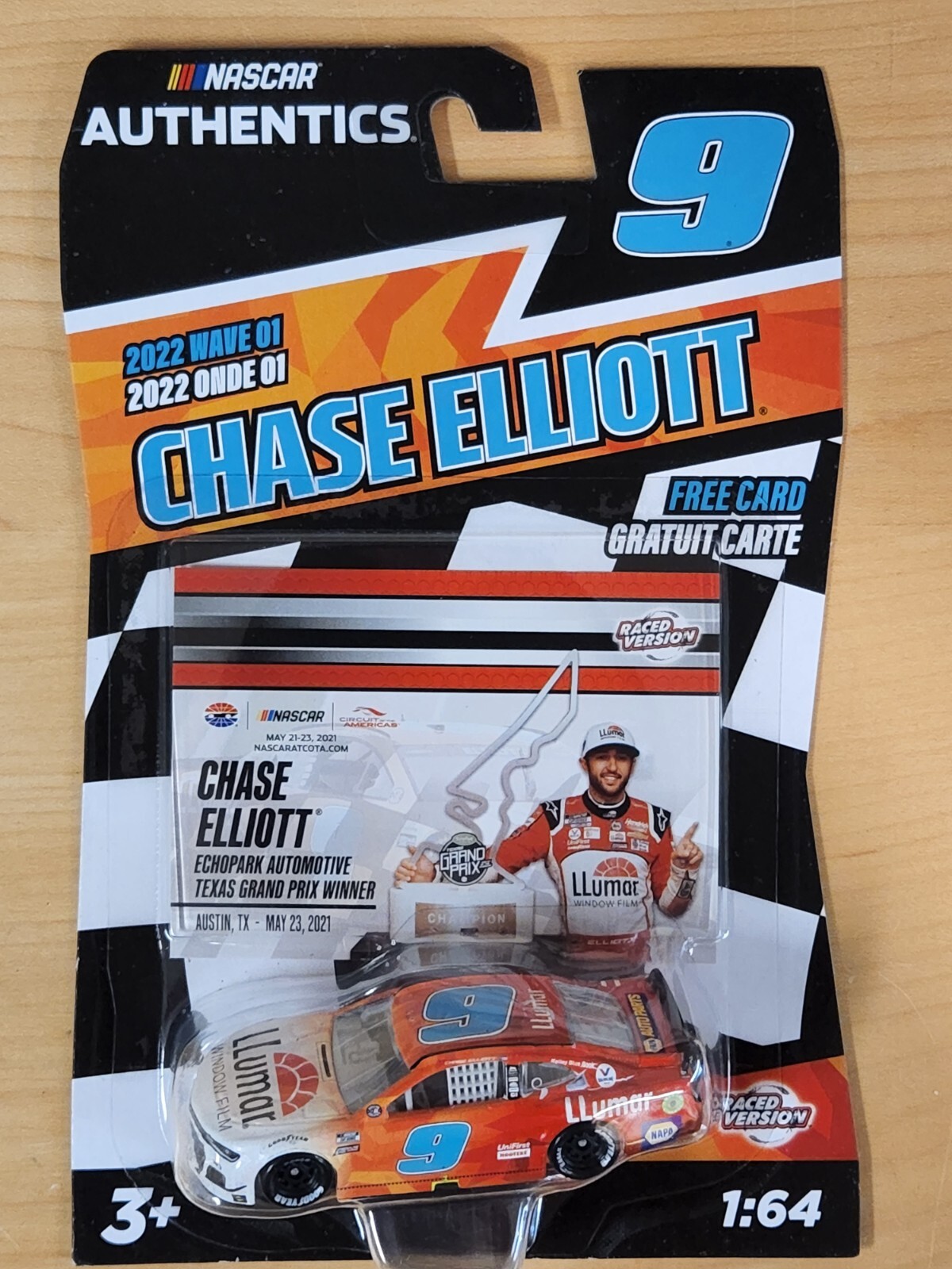 2022 Wave 1 Chase Elliott Llumar Window Film COTA Win 1/64 NASCAR ...