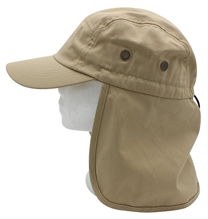 Neck Cover Garden Hat Camping Cap Hunting Hiking Fishing Ear Flap Sun ...