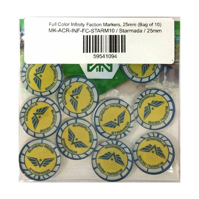 Warsenal Infinity Token Full Color Faction Markers - Starmada New | eBay