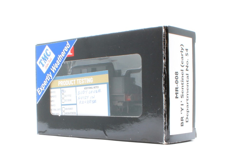 MODEL RAIL 'OO' GAUGE MR-008 BR BLACK CLASS Y1 SENTINEL #54 LOCO ...