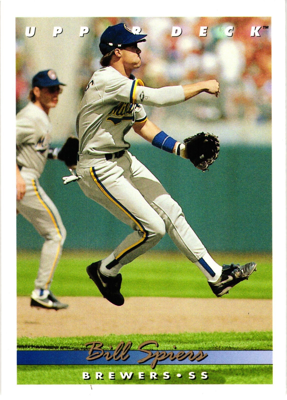 1993 Upper Deck Milwaukee Brewers Baseball Card #325 Bill Spiers | eBay