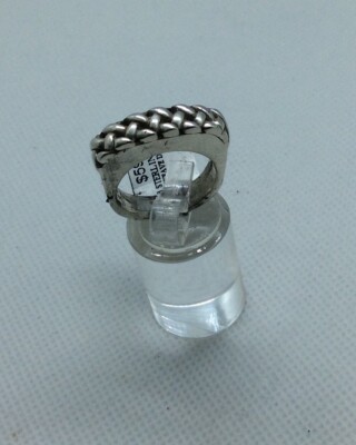 Sterling Silver 925 Unisex Ring Size 7 Total Weight 9.3 Gr Pre Owned | eBay