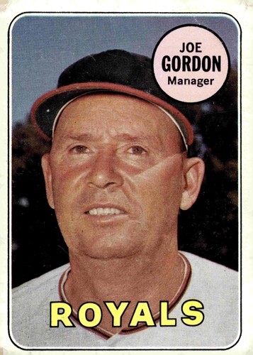 1969 Topps Joe Gordon #484 - Kansas City Royals | eBay