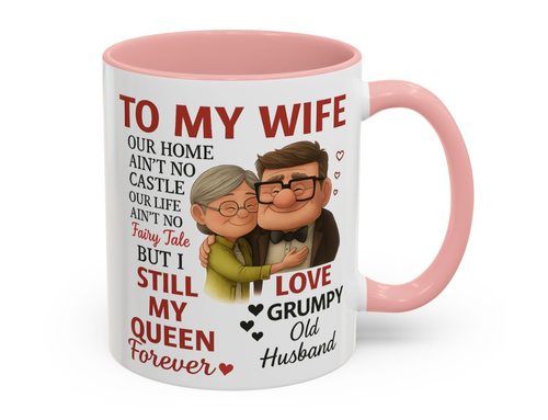 To My Wife Coffee Mug Carl Ellie Up Movie Weeding Anniversary Gift ...