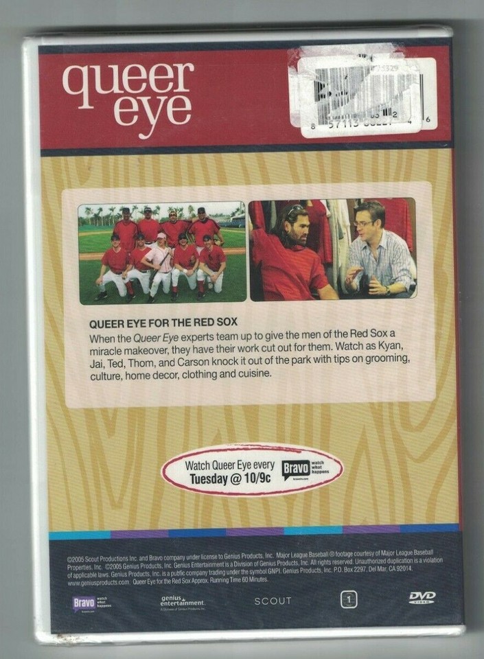 Queer Eye for the Straight Guy - Queer Eye for the Red Sox (DVD, 2005 ...