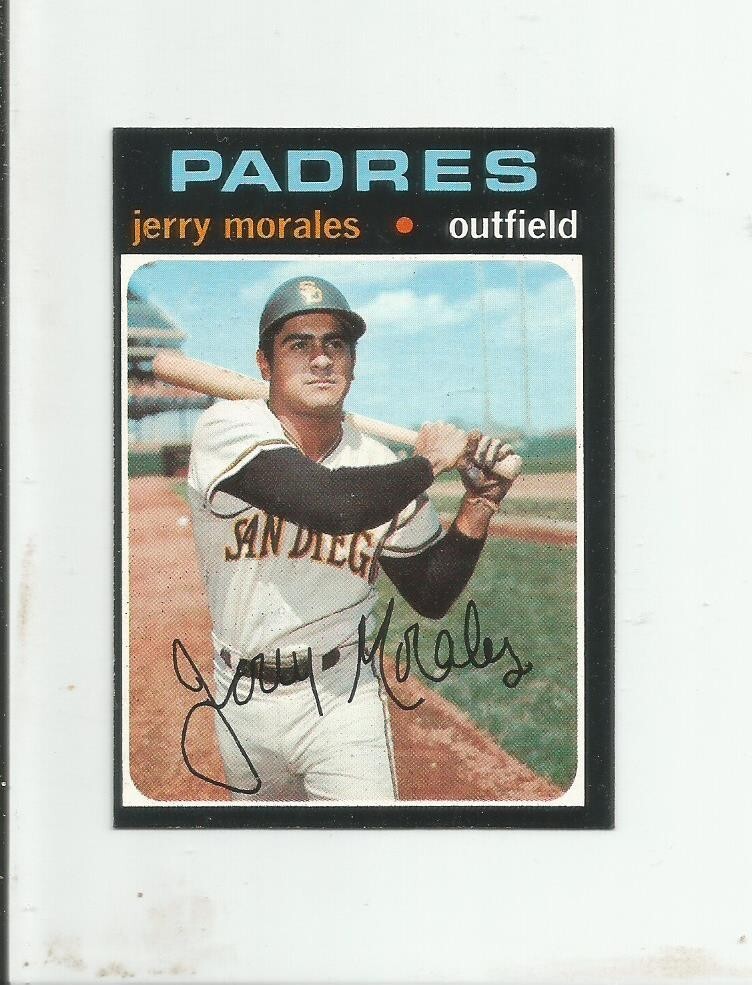 1971 Topps #696 Jerry Morales San Diego Padres EXMT | eBay