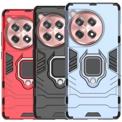 Case Slim Armor Ring Stand Phone Cover + Screen Protector For OnePlus ...