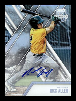 2017 Panini Elite Extra Edition #198 Nick Allen XRC Auto Oakland ...