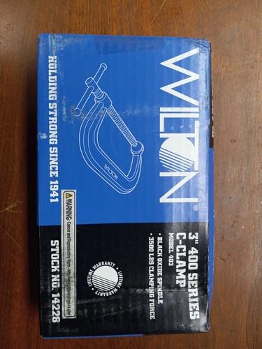 Wilton Classic 400 Series C-Clamp - 0-3in. Opening, Model# 403 | eBay