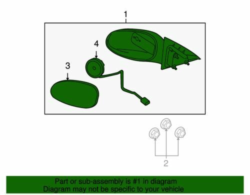 Genuine GM 2008-2016 Chevrolet Impala Mirror Assembly Outside Rear View ...