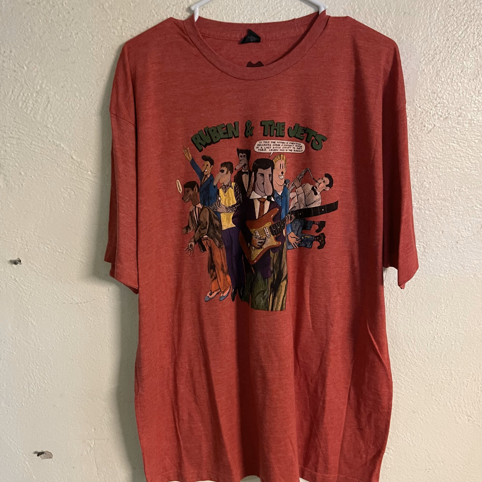 Band T-Shirt - RUBEN AND THE JETS - Frank Zappa - Red - XXL 2XL | eBay