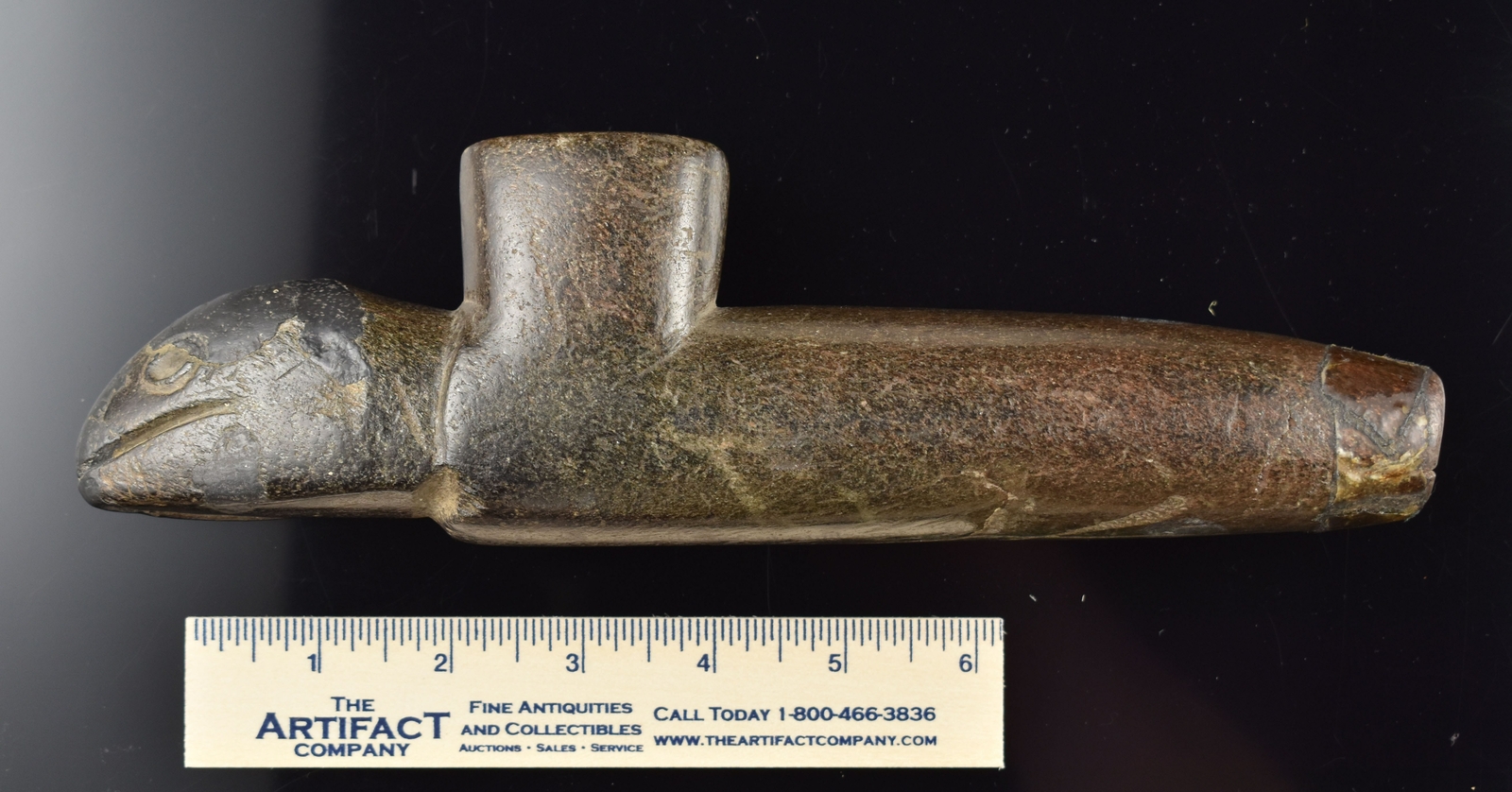 MUSEUM QUALITY - Dr. Walker's 10 1/8" Turtle Effigy Great Pipe - Jackson COA | eBay