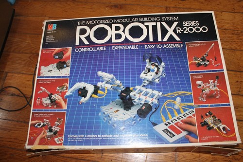 vintage Robotix 2000 builders playset robots space vehicles robotics ...