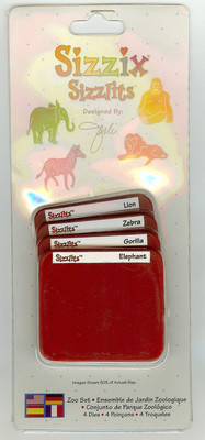 Sizzix Sizzlits, Dies Zoo Set - NEW, 38-9615 | eBay