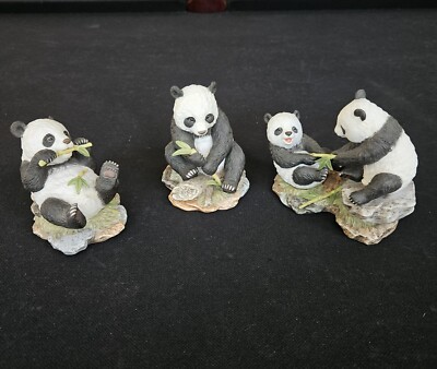 Vintage 1992 Precious Panda Collection 3 Piece | eBay