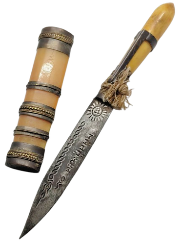 LP Moon Thai MINI Sacred Knife Talisman POWERFUL Protection BLESSING ...