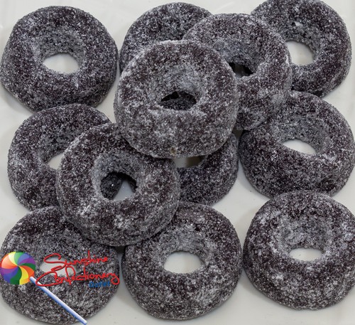 Aniseed Rings - 875g - Bulk Gummy Lollies, Sweets Australian Made POST ...