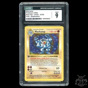 Machamp 1999 Pokemon Game #8 1st Edition Holo (Shadowless) Price Guide ...