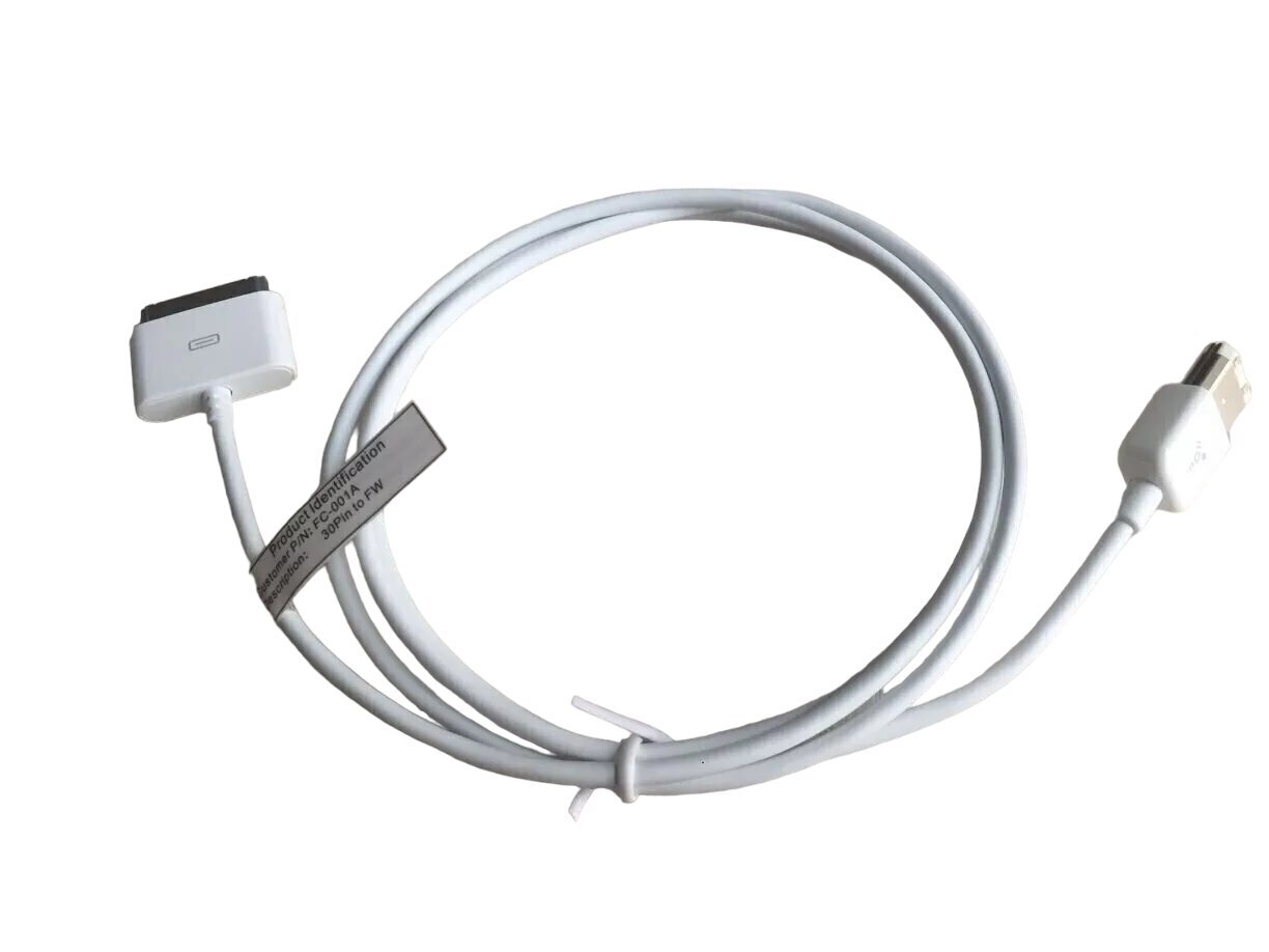 OEM FireWire to 30-Pin Apple iPod Cable Dock Connector Cord for A1070 ...