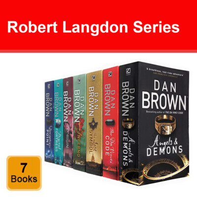 Robert Langdon Series Collection 7 Books Set by Dan Brown Pack Angels ...