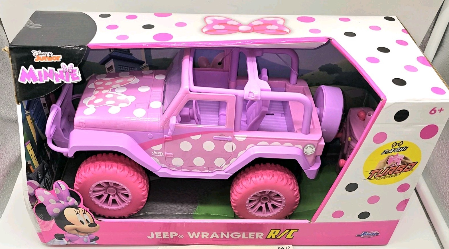 Disney Jr. 1:16 Minnie Mouse Jeep Wrangler RC Car 2.4 GHz Pink | eBay