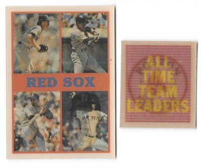 1987 SportsFlics Team Preview w/ Logo Trivia - BOSTON RED SOX | eBay UK