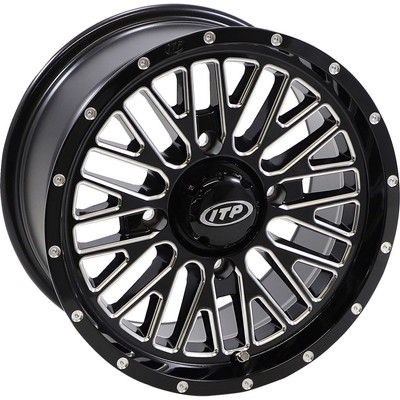 I.T.P. Momentum Wheels Black/Milled 1422735731B | eBay