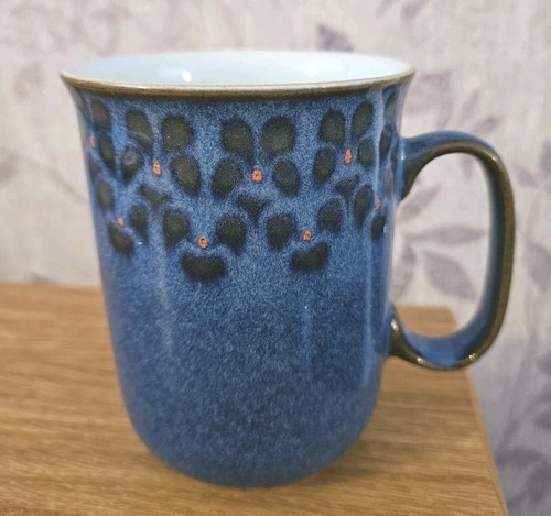 Denby Midnight Blue Straight Sided Mug 10cm Tall **FANTASTIC CONDITION ...