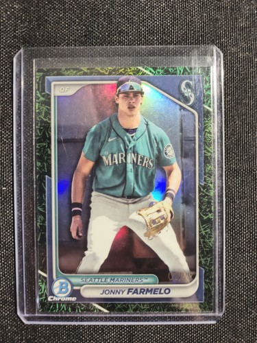 2024 Bowman Chrome Jonny Farmelo Green Grass Refractor /99 | eBay