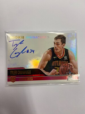 2017-18 Panini Vanguard TYLER CAVANAUGH Silver Rookie Autograph /99 ...