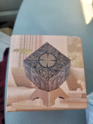 Hellraiser Puzzle Box Solid Wood Lament Cube Foil Face Originator Full ...