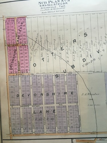 1924 RICHFIELD TOWNSHIP LUCAS COUNTY OHIO FULTON CTY TO SYLVANIA TWP ...
