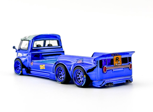 EY Liberty 1:64 Blue VW T1 6x6 Flatbed Tow Truck Sport Model Diecast ...