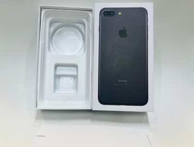 7X iPhone 7 plus box Black | eBay
