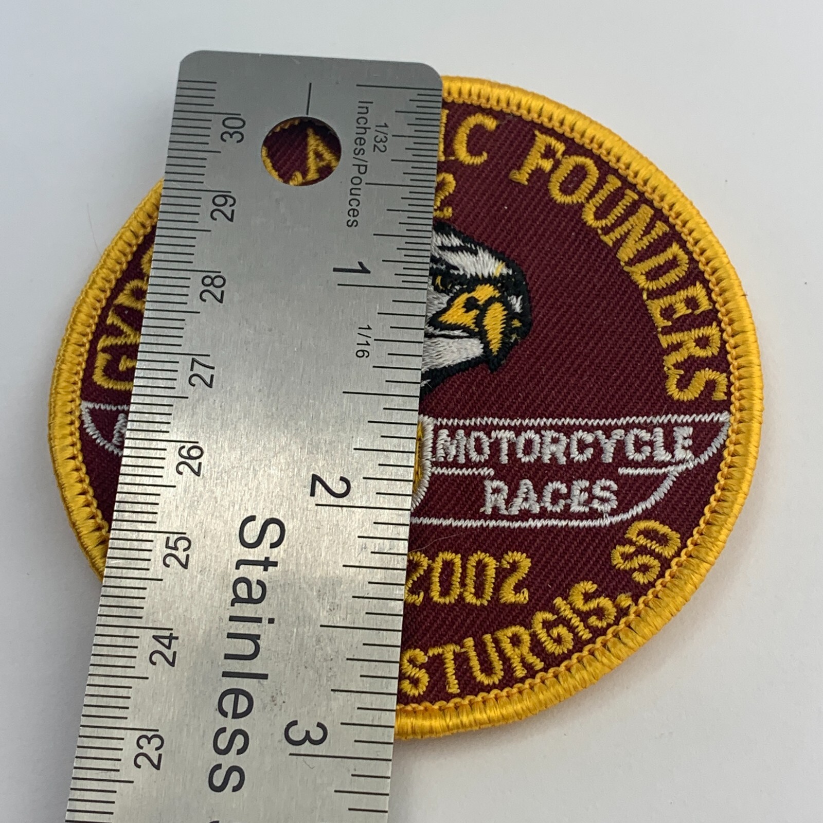 2002 Gypsy Classic Founders Motorcycle Rally Races Patch Black Hills ...