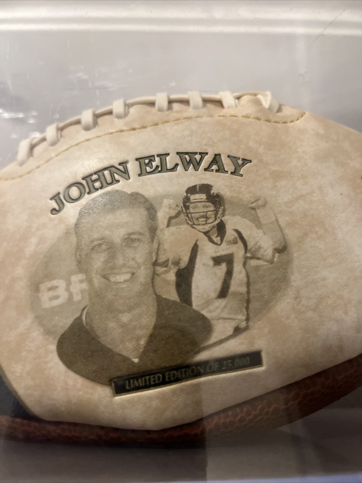 John Elway #7 Denver Broncos Commemorative Football Ltd. Edition 25000 ...