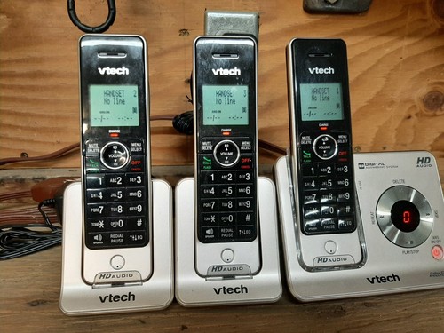 Vtech Cordless Phone System Model LS6425-3 Set of 3 Pre Owned | eBay