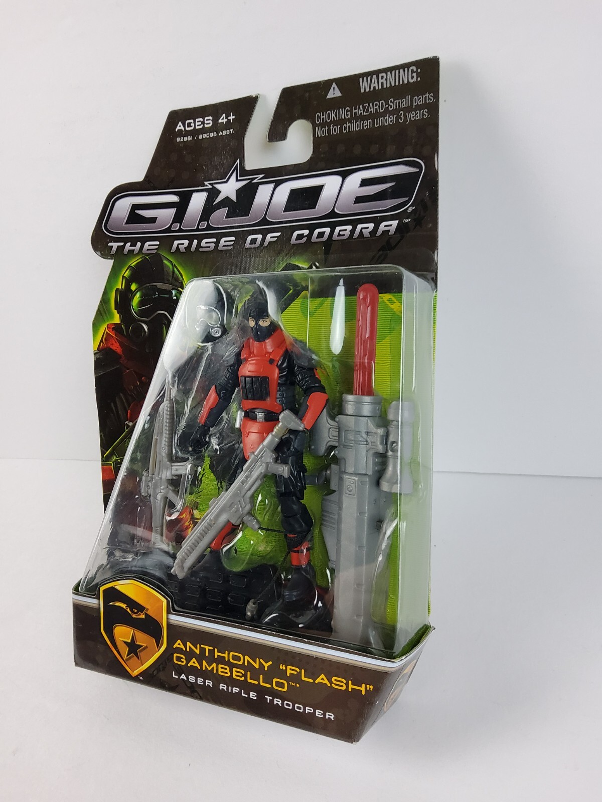 2009 GI Joe The Rise of Cobra Anthony Flash Gambello Laser Rifle ...