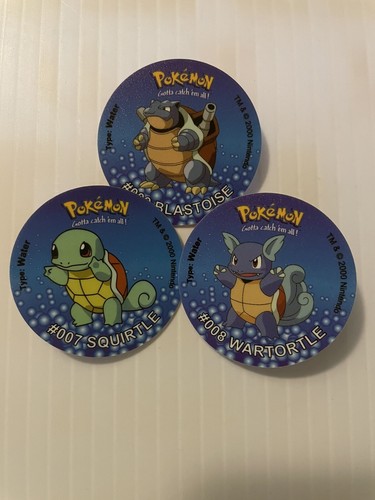 2000 BLASTOISE EVOLUTION TAZO POKEMON TAZOS ultra rare Nintendo | eBay