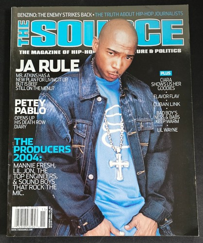 The Source Magazine Ja Rule Lil Wayne Lil Jon Manny Fresh November 2004 ...