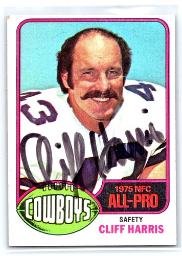 Cliff Harris HOF 1976 Topps #260 Signed Autographed Card | eBay