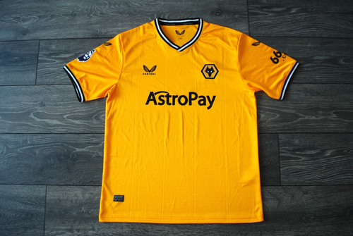 WOLVERHAMPTON WANDERERS 2023 2024 HOME FOOTBALL SHIRT CASTORE JERSEY ...