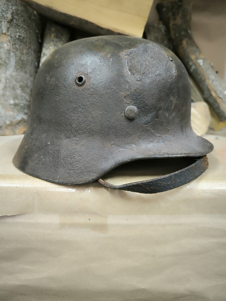 German Helmet M35 WW2 Combat helmet M 35 WWII size 64 Free Shipping | eBay