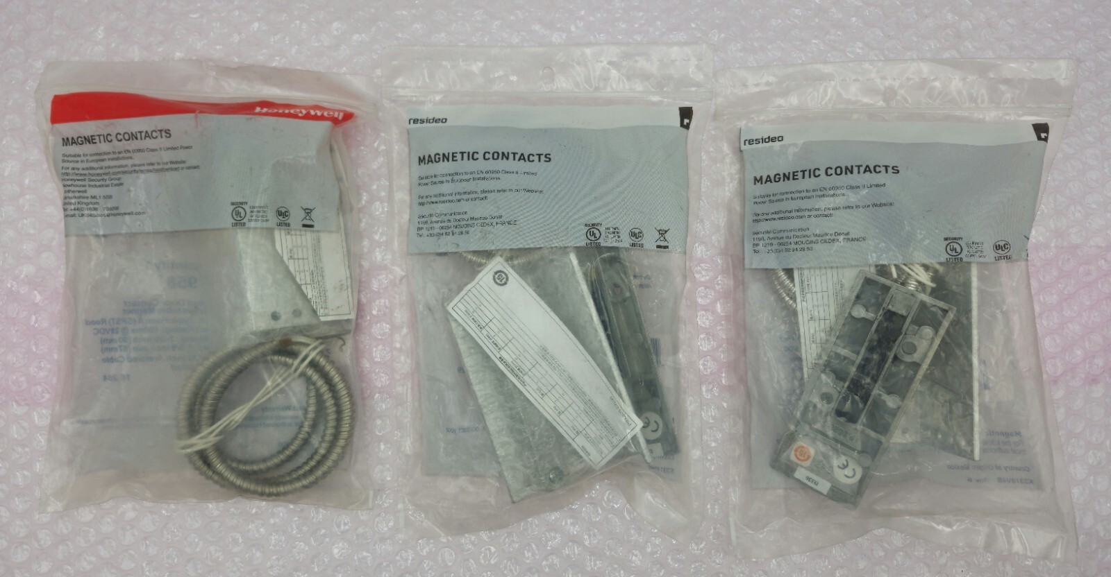 Honeywell resideo 958 Hardwired Overhead Door Contacts (LOT OF 3 ) NEW ...