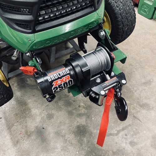 2500 lb. Electric ATV Utility Winch with Wireless Remote Control ...