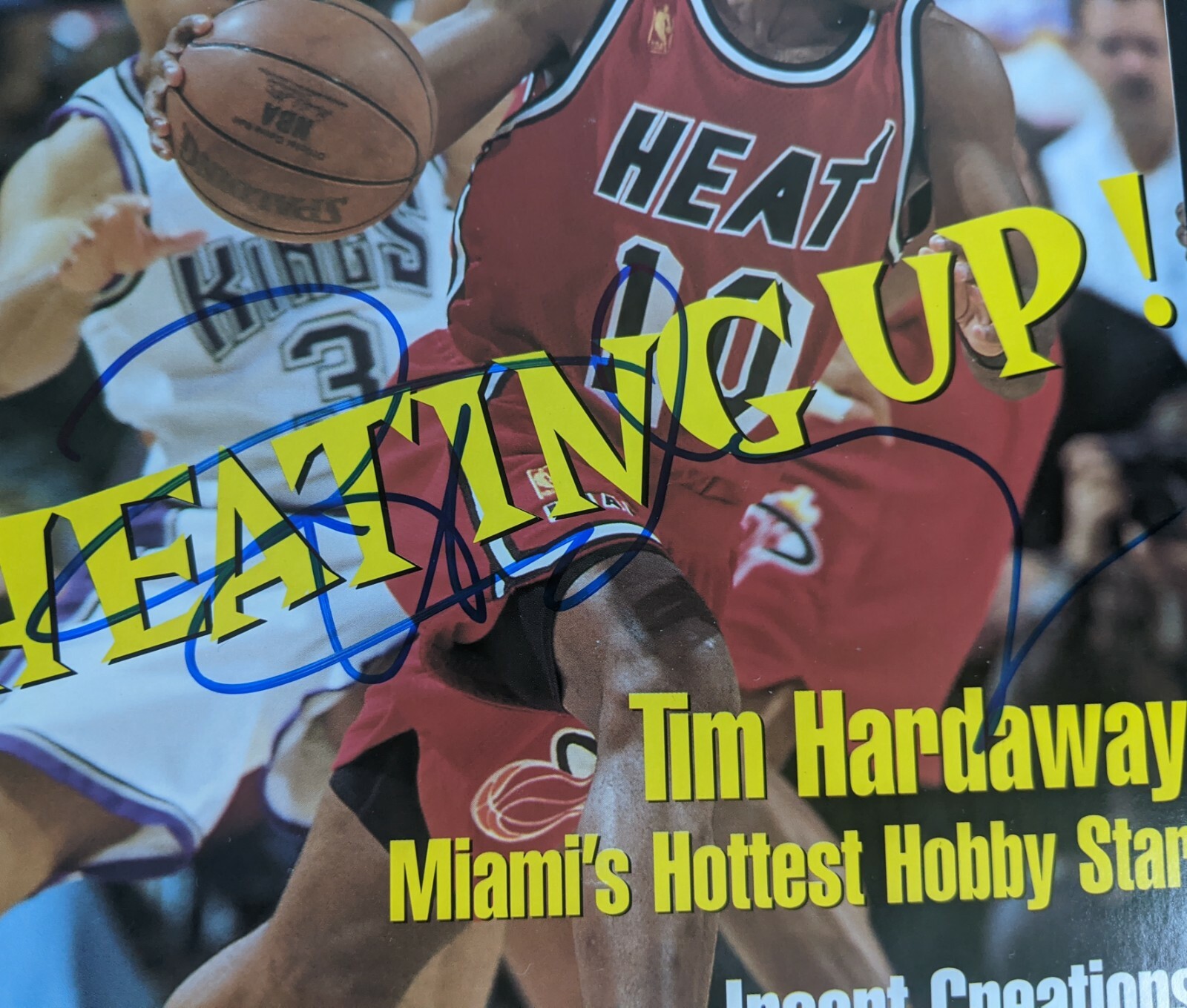 AUTOGRAPHED - Tim Hardaway - Beckett Basketball Card Monthly June '97 ...