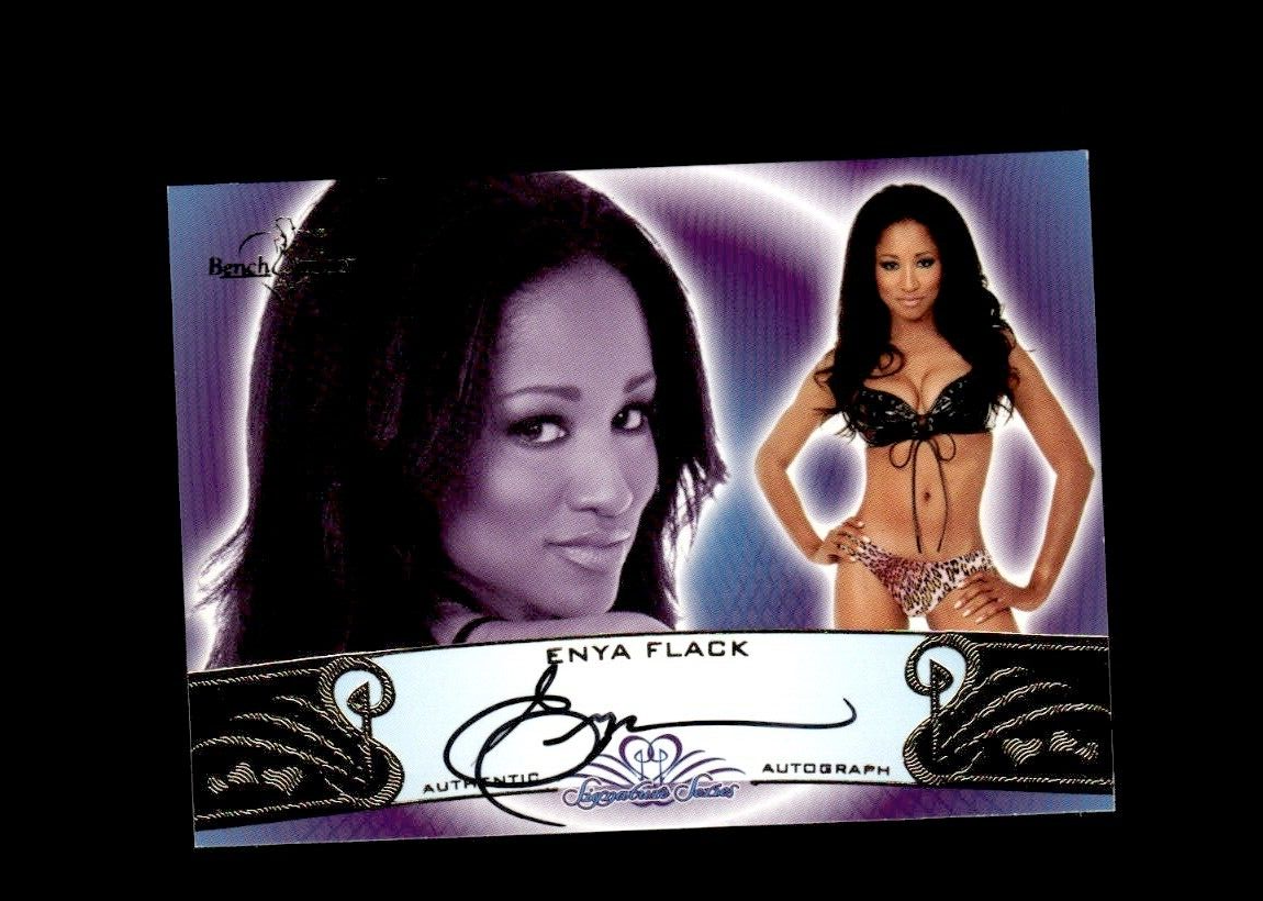 Enya Flack 2010 Signature Series BenchWarmer authentic autographed card | eBay